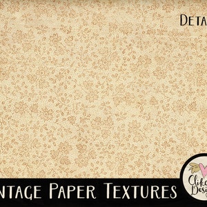 Vintage Digital Paper Background Texture Pack Vintage Paper | Etsy