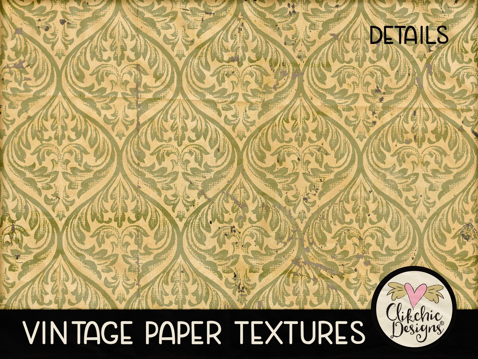 Vintage Digital Paper Background Texture Pack Vintage Paper Pack ...