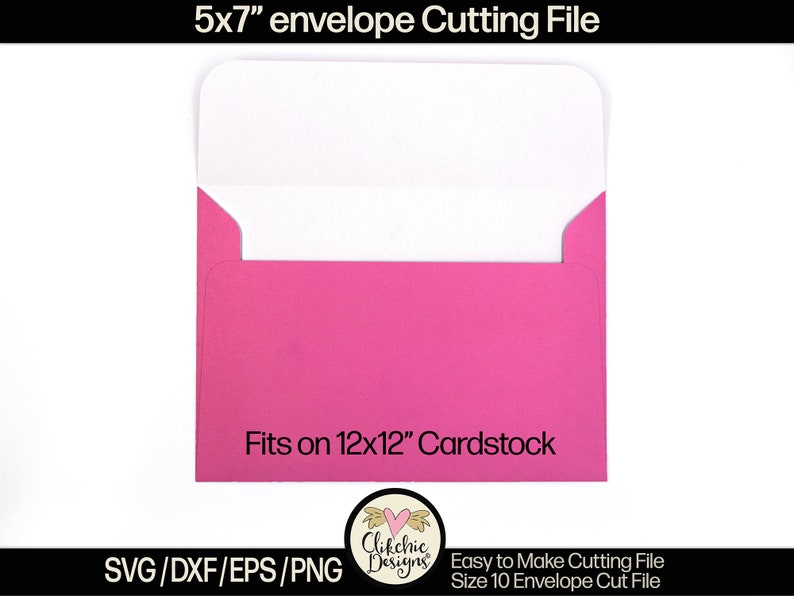 5x7 Envelope SVG Template: DIY Card Making (digital Download) - Etsy