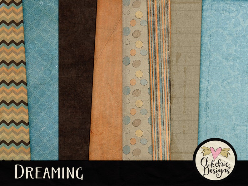 Digital Scrapbook Kit Clipart - Shabby Cottage Chic Digital ...