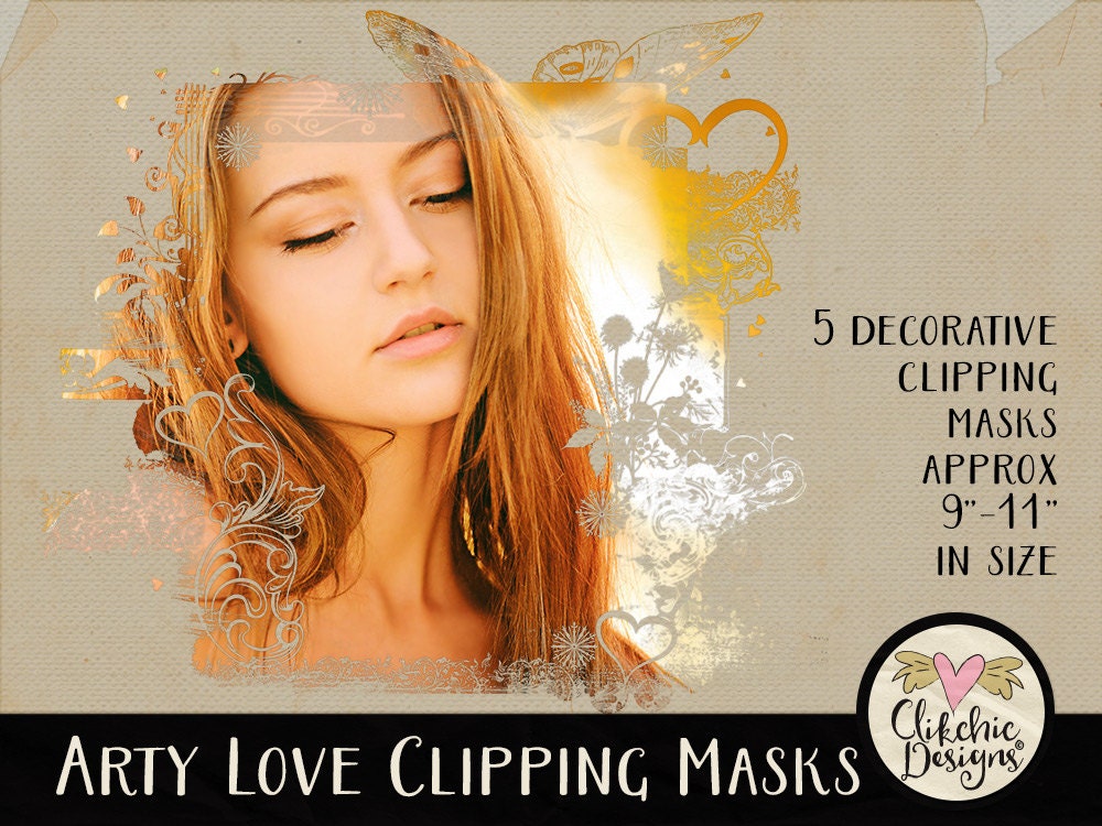 Photoshop Photo Clipping Masks 5 Photoshop Art Photography Masks ...