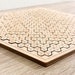 Wooden Fractual Puzzle, Brain Teaser Challenge, Gift for Puzzle Lover ...