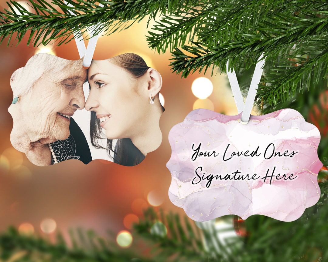 Handwritten Signature Personalized Christmas Ornament - Etsy