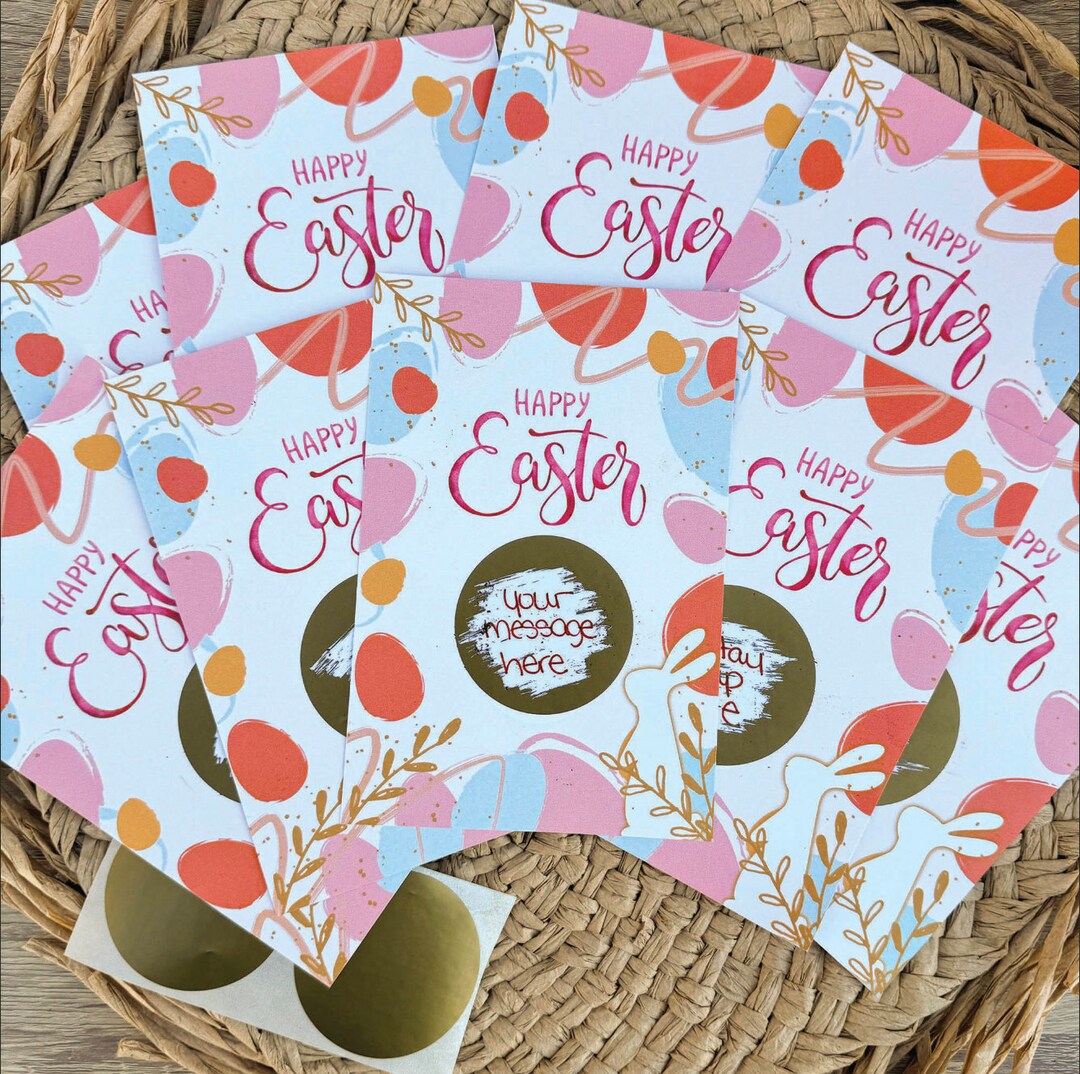 Easter Basket Reward Scratch-off Tickets - Etsy
