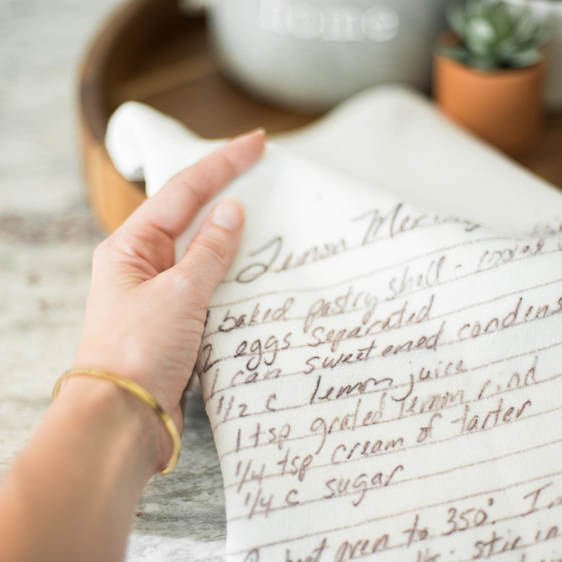 Recipe Towel - Etsy