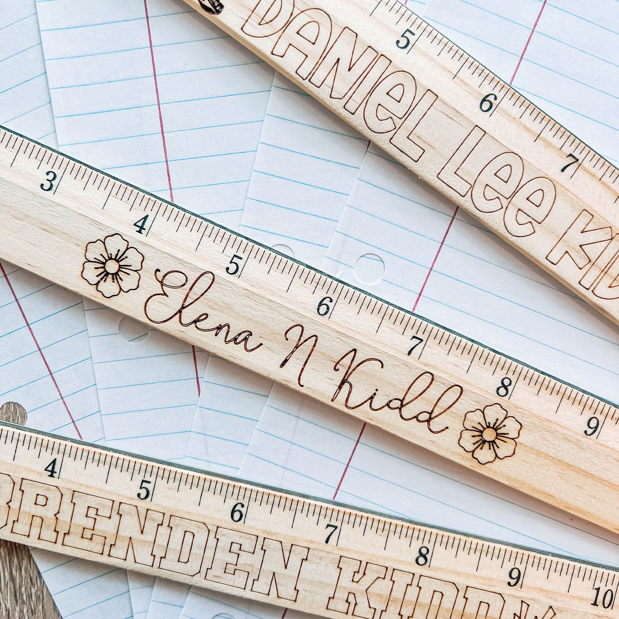 Personalized Engraved Ruler Custom Ruler for Kids Back to - Etsy