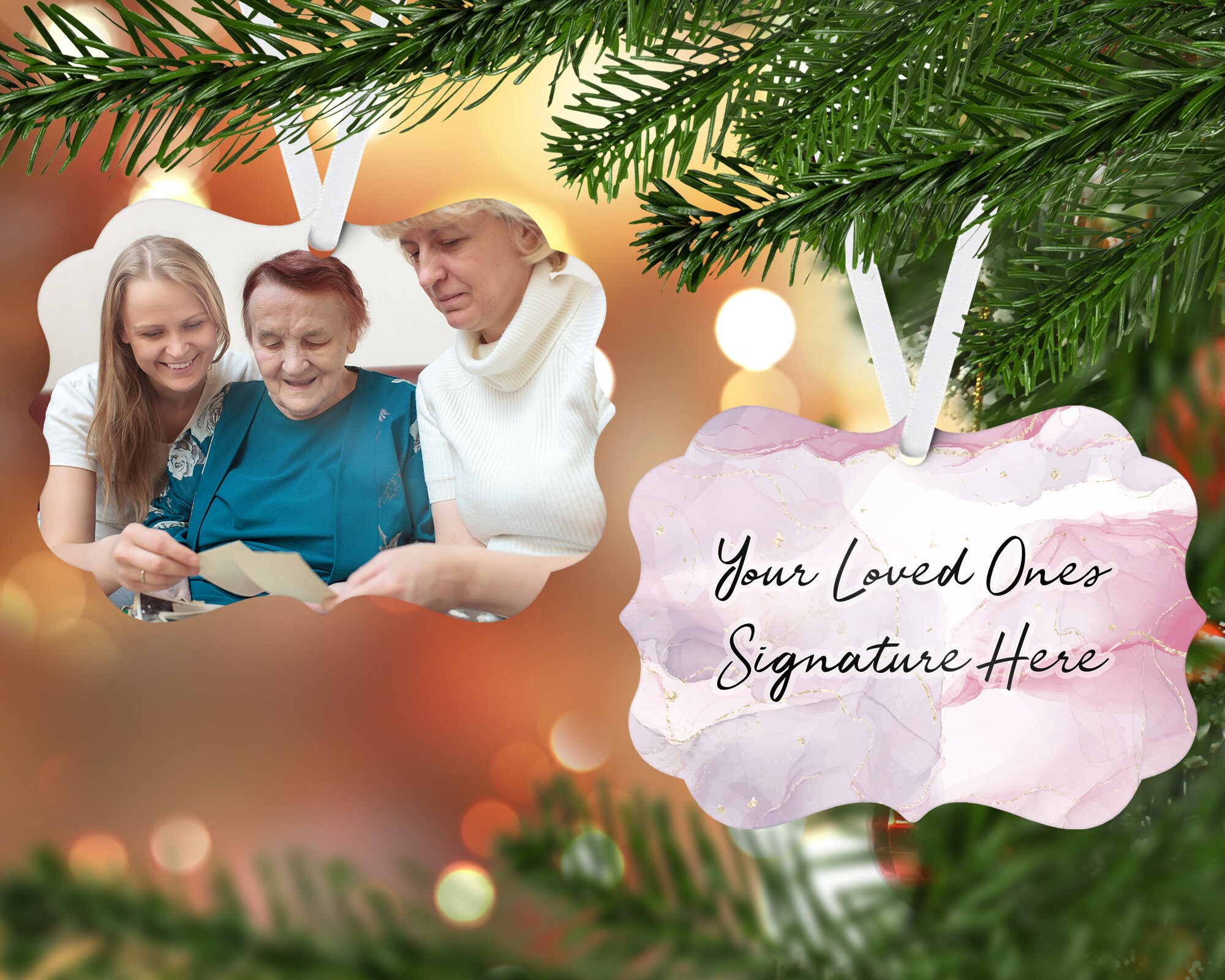 Handwritten Signature Personalized Christmas Ornament - Etsy