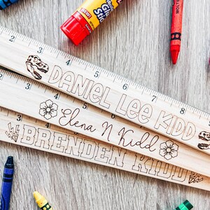 Personalized Engraved Ruler, Custom Ruler for Kids, Back to School ...