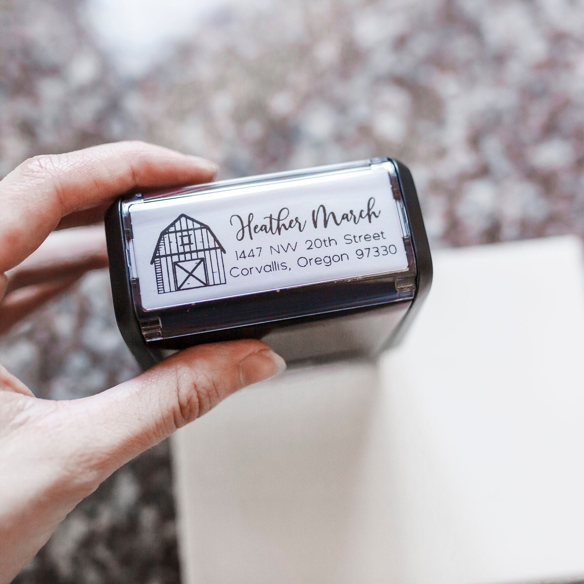 Return Address Stamp, Self-inking Personalized Custom Stamp - Etsy