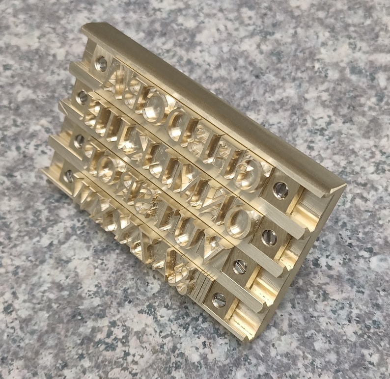 Custom T-slot Letters Custom Alphabet Font Leather Stamp | Etsy Canada