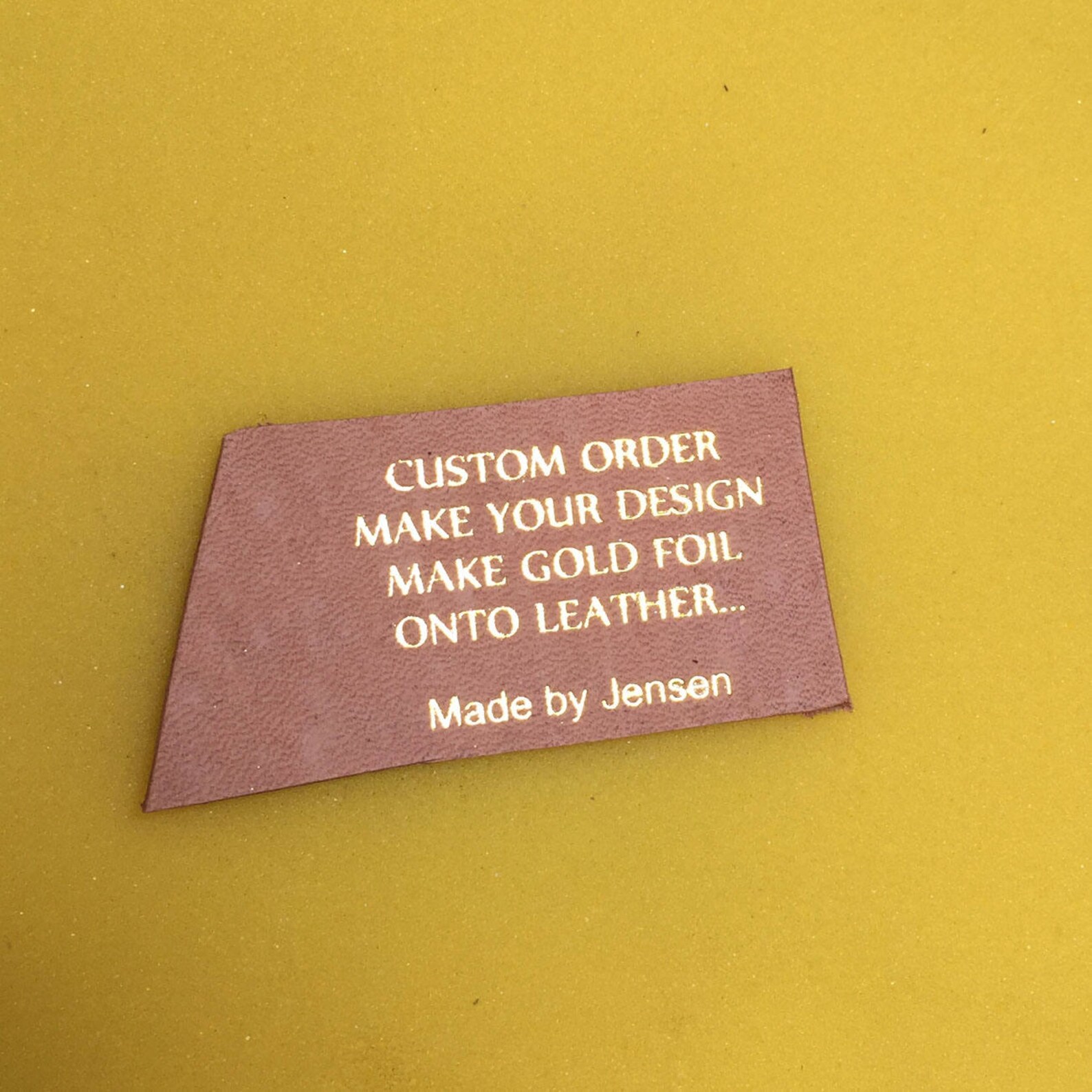 A Custom Order Leather Stamp Logo Stamp Custom Stamp Stamp - Etsy