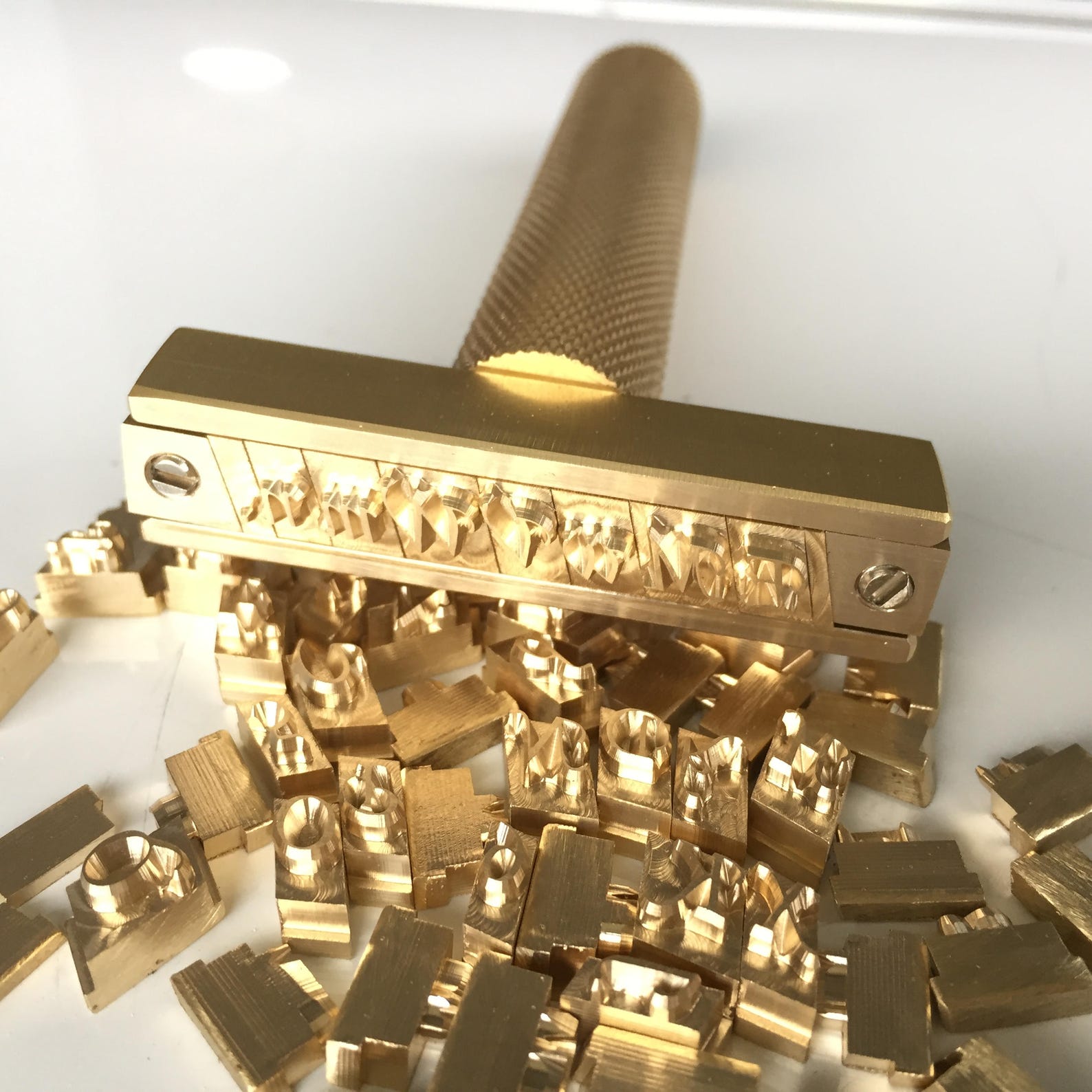 T-slot Alphabet Leather Tools Alphabet Set Custom Alphabet Set - Etsy