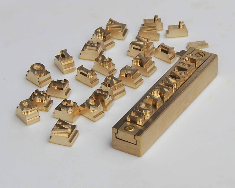 T-slot Alphabet Leather Tools Alphabet Set Custom Alphabet Set - Etsy