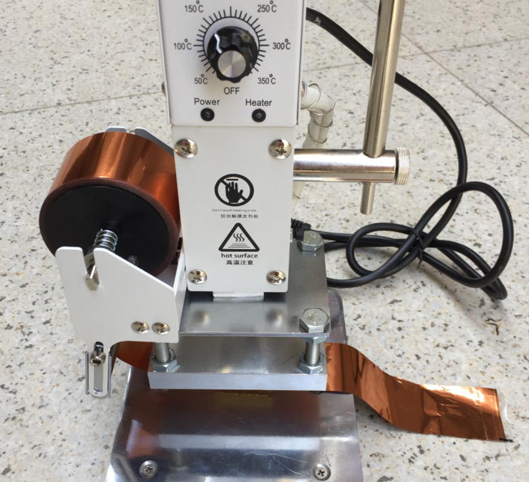 Leather Heat Press Machine, Foil Stamping, Embossing Tool (8cm×10cm) - Etsy