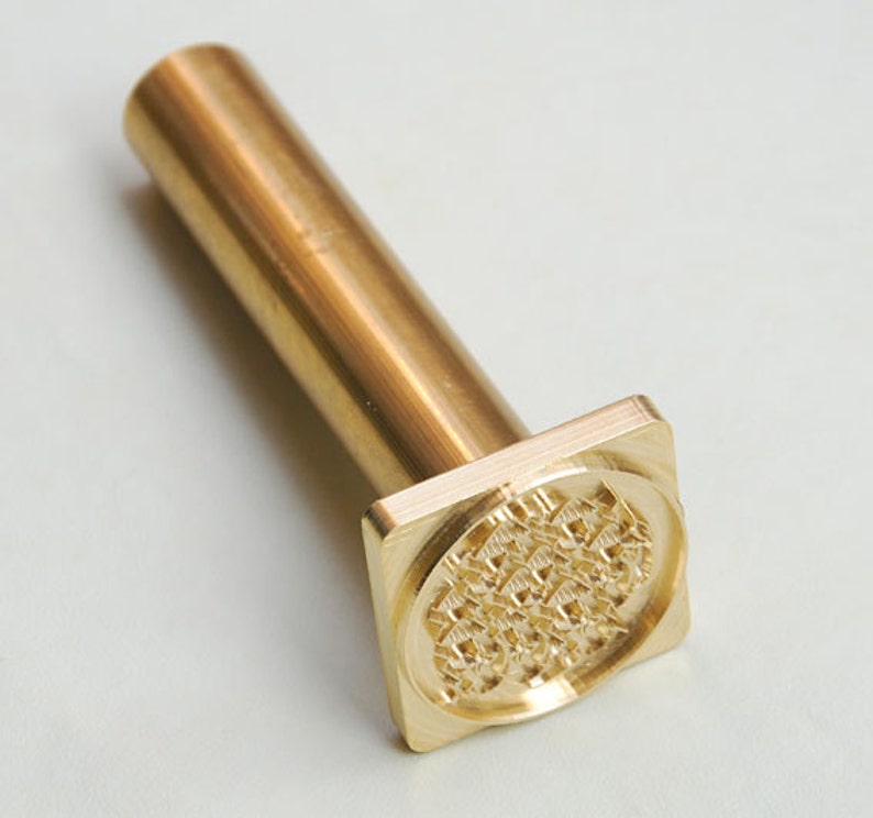 Brass Handle Custom Leather Stamp With Hammering Handle for - Etsy