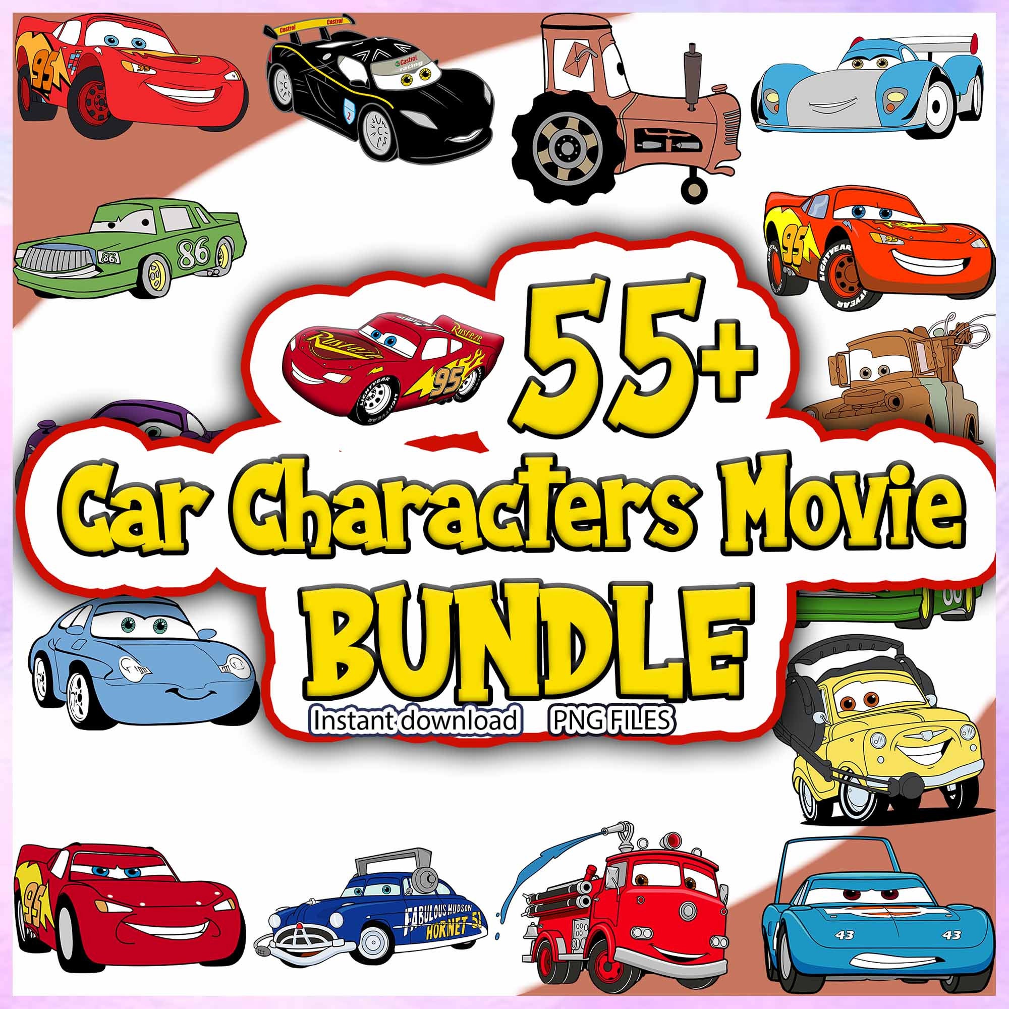 Disney Cars Svg, Lightning Mcqueen Svg, Cars Svg Files for Cricut ...
