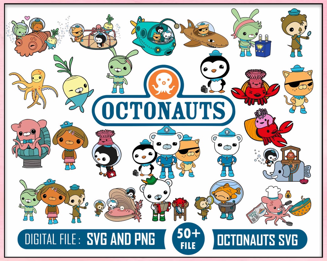Octonauts Svg for Cricut, Octonauts Png, Octonauts Clipart, High ...