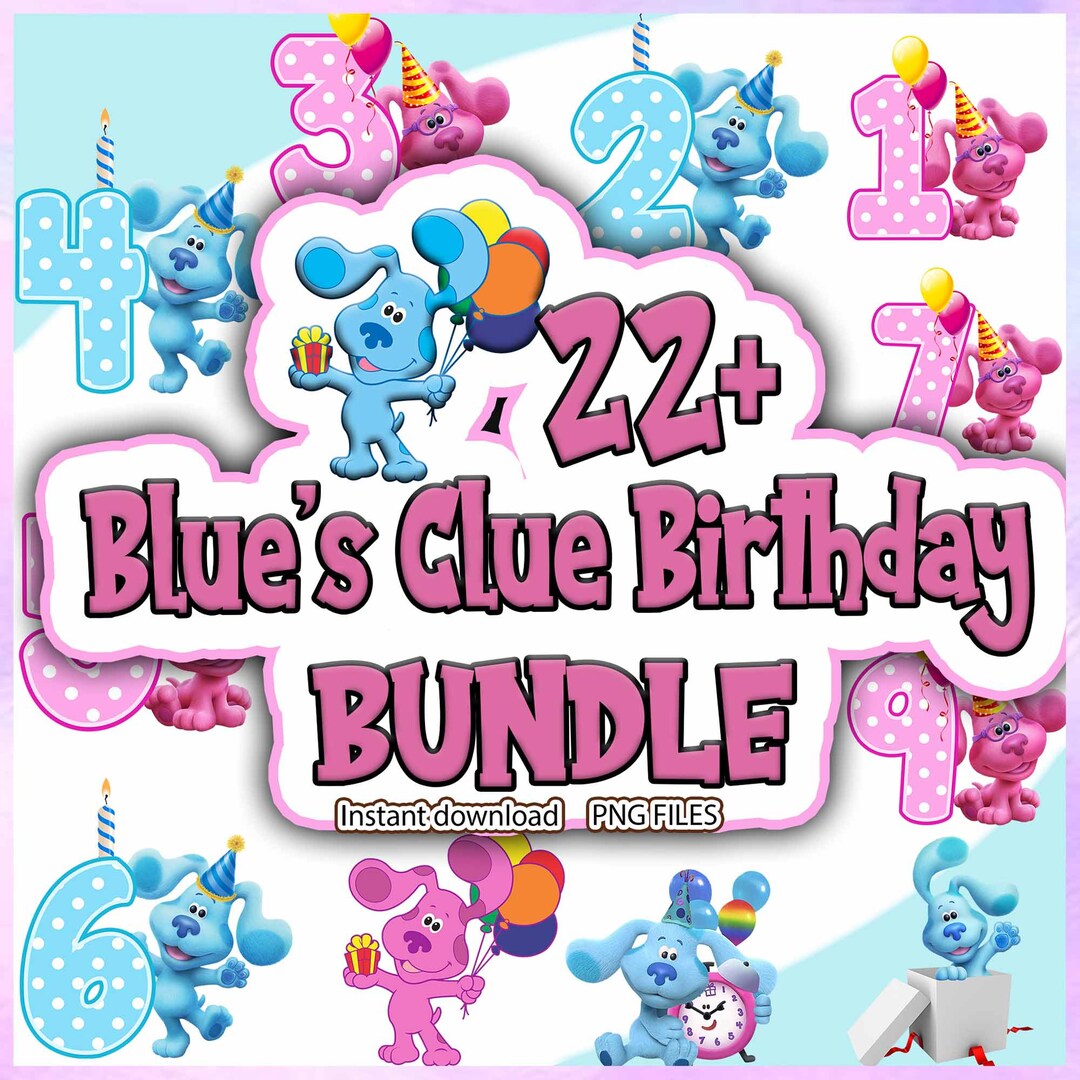 Cartoon Png Svg Bundle, Blue Dog Pink Dog, Layered Svg File, Famous ...