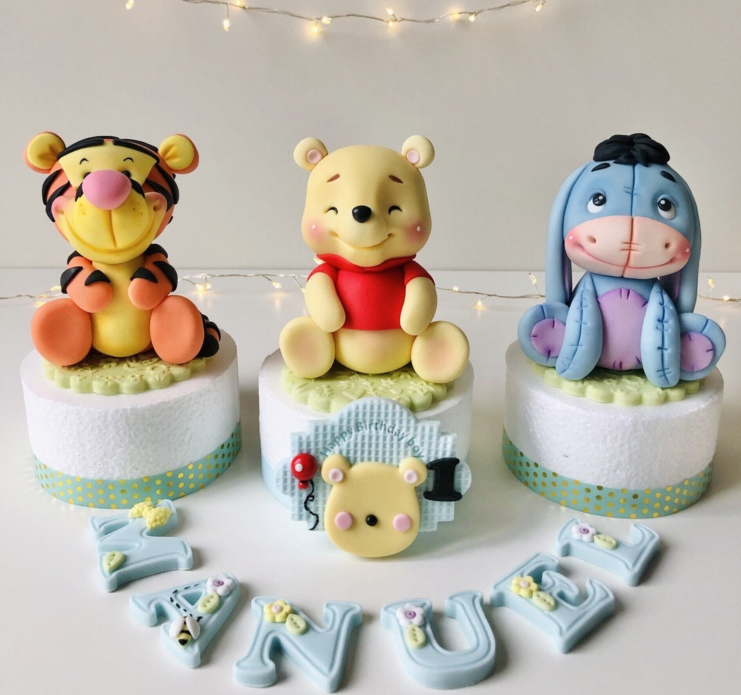 Winnie the Pooh and Eeyore Cake Topper-pink or Blue Version. - Etsy
