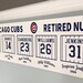 Chicago Cubs Retired Numbers Collectible Sign Memorabilia MLB | Etsy