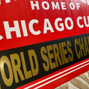 Chicago Cubs Wrigley Field Marquee |choose Your Custom Message| Large ...