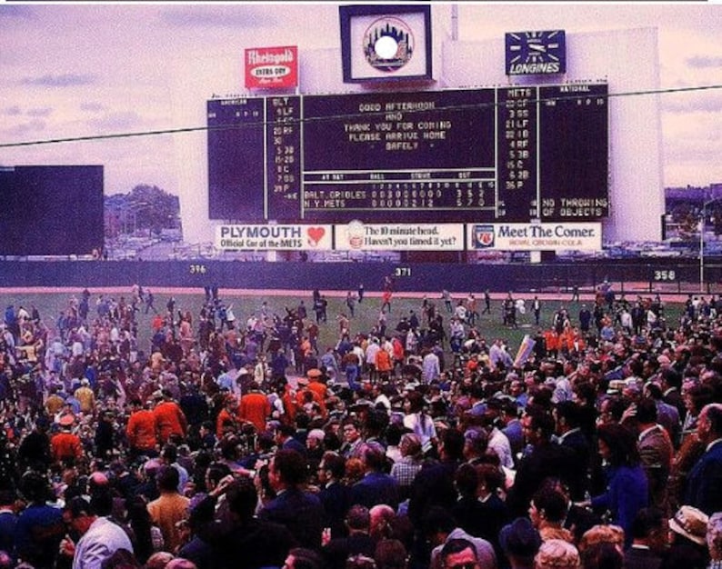 NY New York Mets Shea Stadium Replica Scoreboard 1969 World Series ...