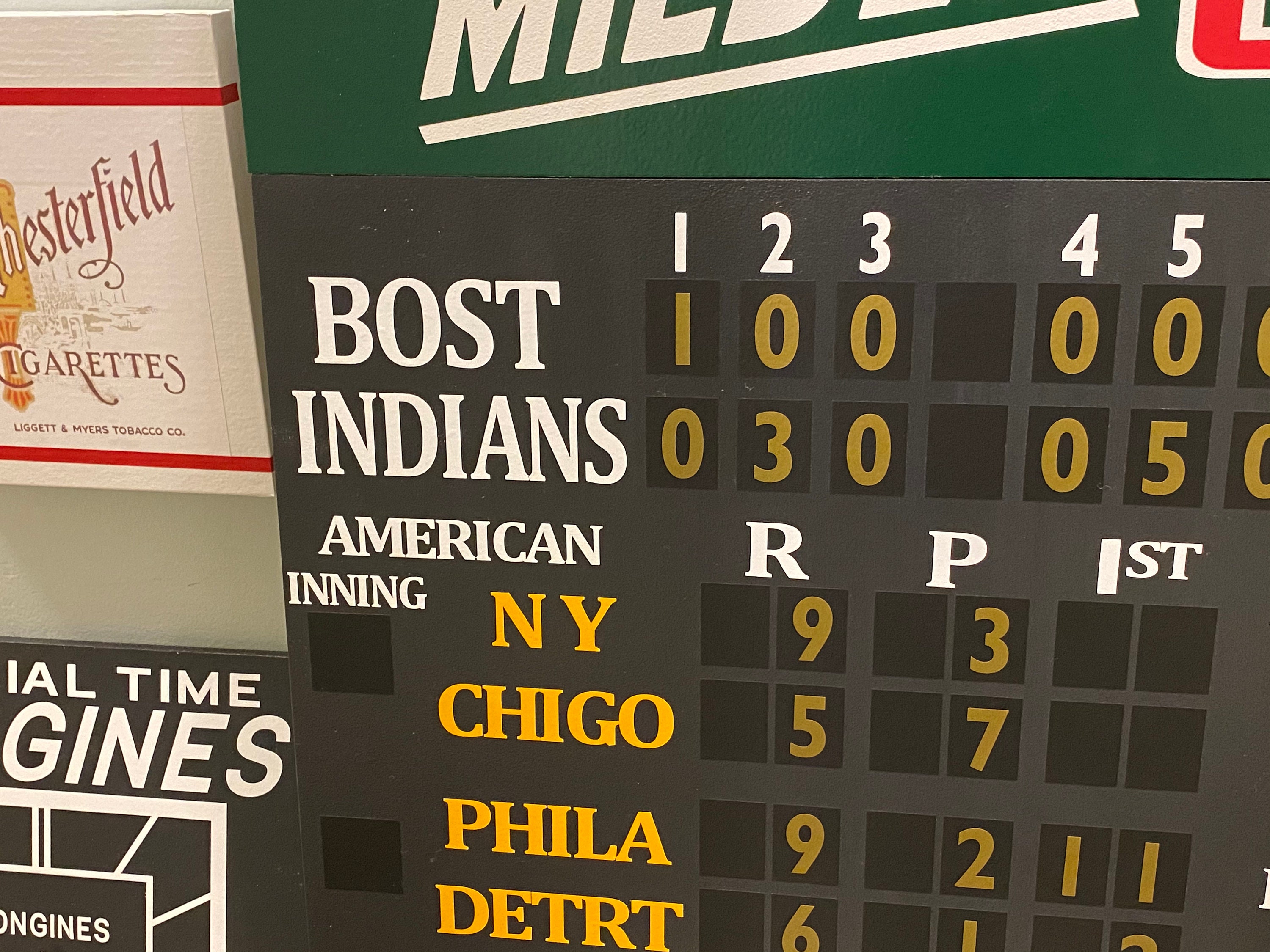 1953 Cleveland Municipal Stadium Replica Scoreboard Cleveland - Etsy Canada