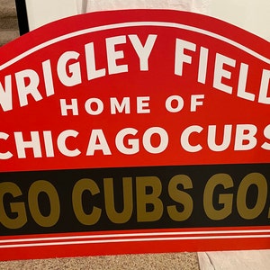 Chicago Cubs Wrigley Field Marquee |choose Your Custom Message| Large ...