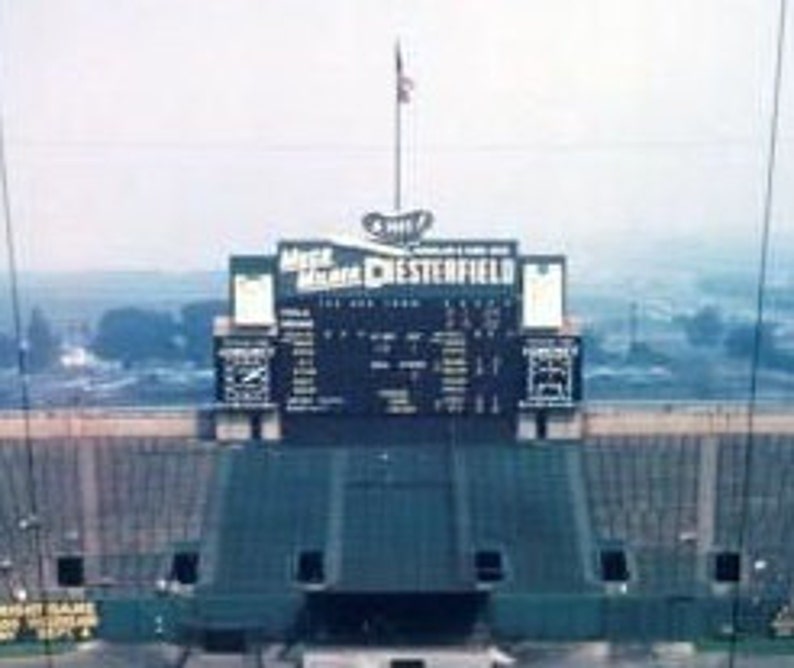 1953 Cleveland Municipal Stadium Replica Scoreboard Cleveland Indians ...