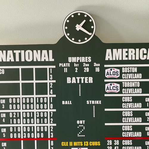 Wrigley Field Scoreboard Clock Chicago Cubs Enamel Pin Game | Etsy
