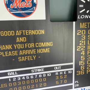 NY New York Mets Shea Stadium Replica Scoreboard 1969 World Series ...