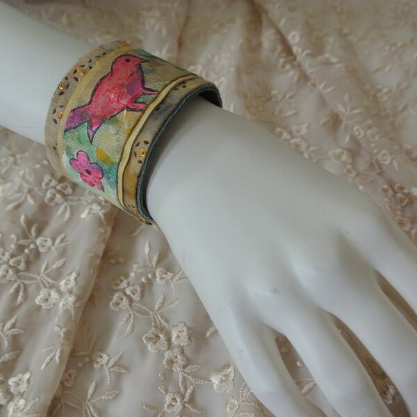 Pyrography Bracelet - Etsy