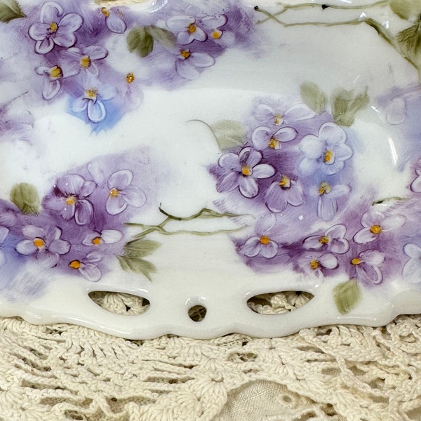 Vintage Violet Dish - Etsy