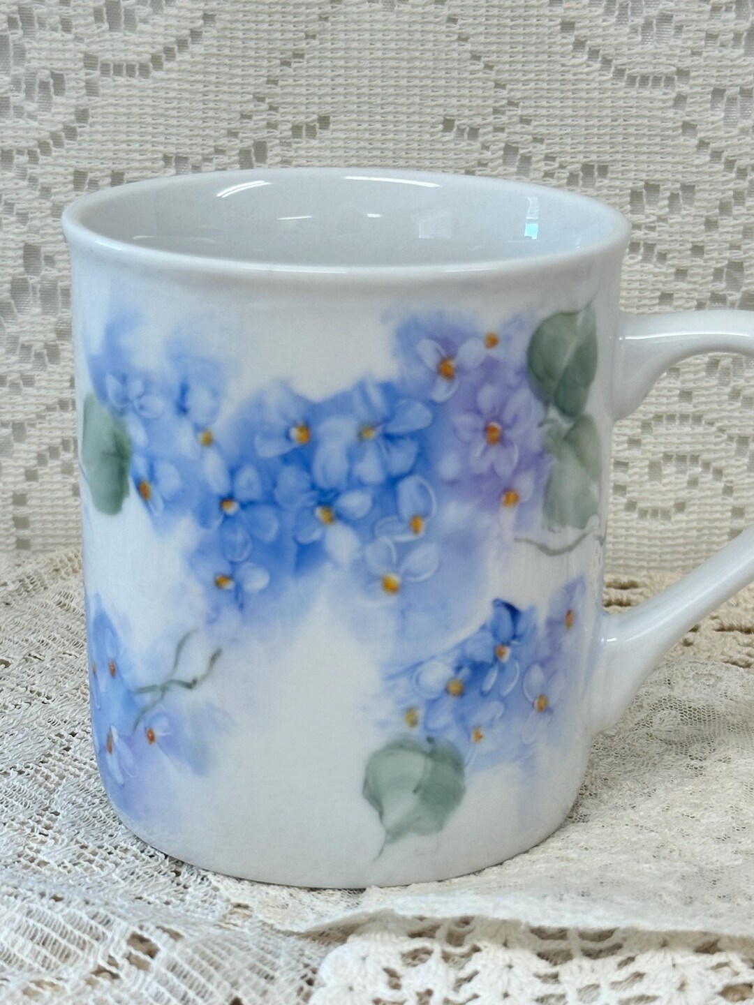 Hand-painted Beautiful Porcelain Tea/coffee Cup Mug With Multiple ...