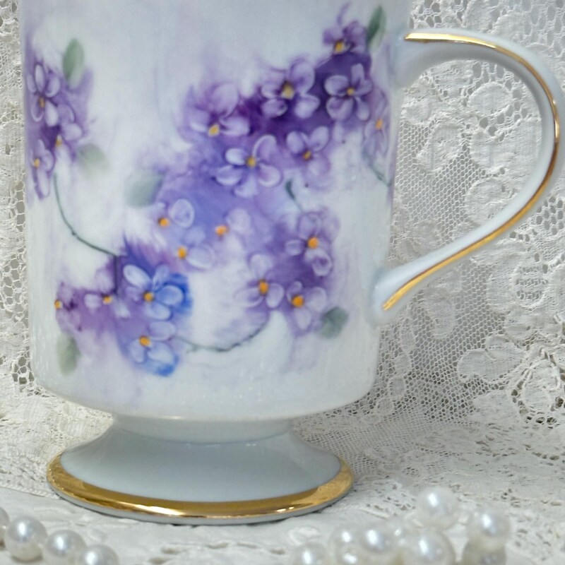 Violet Tea Cup - Etsy