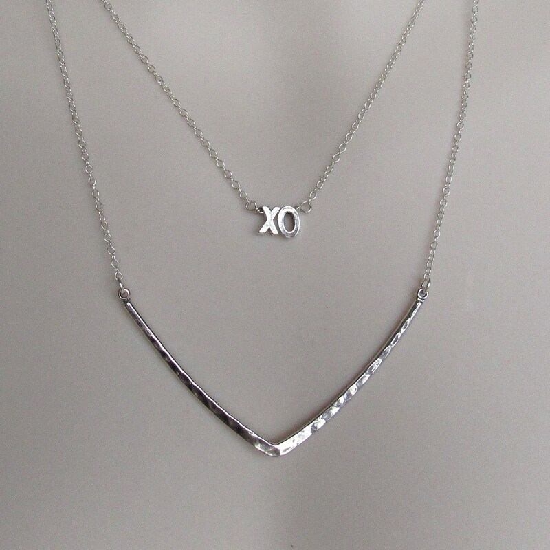 Xo Necklace - Etsy