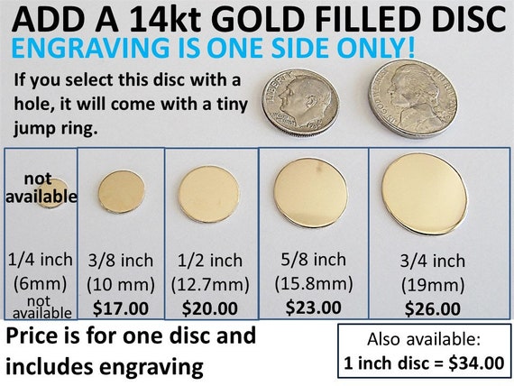 Add a Disc Custom Engraved Disc Handwriting Charm - Etsy