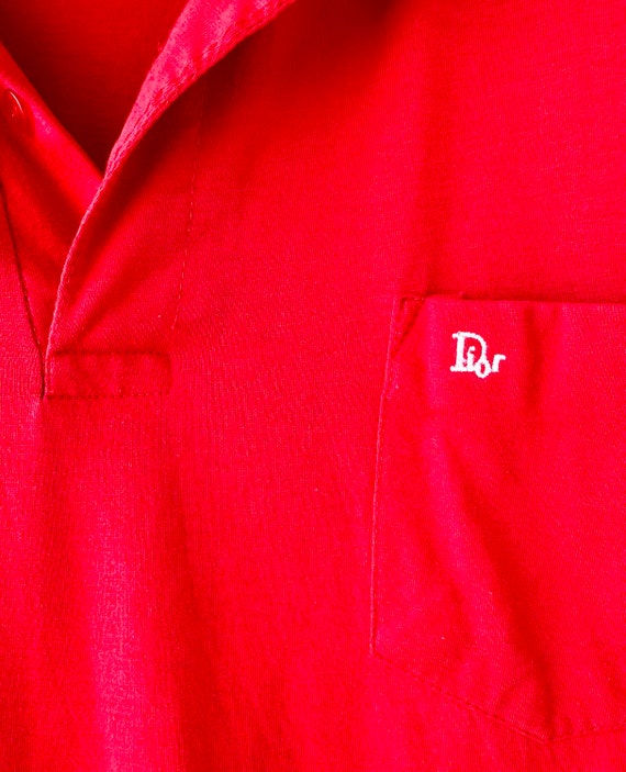 Vintage Christian Dior Embroidered Shirt // Preppy Re… - Gem