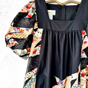 Vintage 80s 90s Hawaiian Muumuu Japanese Floral Hawaii Dress With Puffy ...