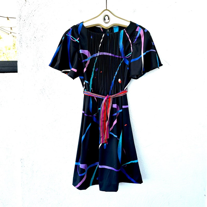 70s Vintage Disco Dress - Etsy