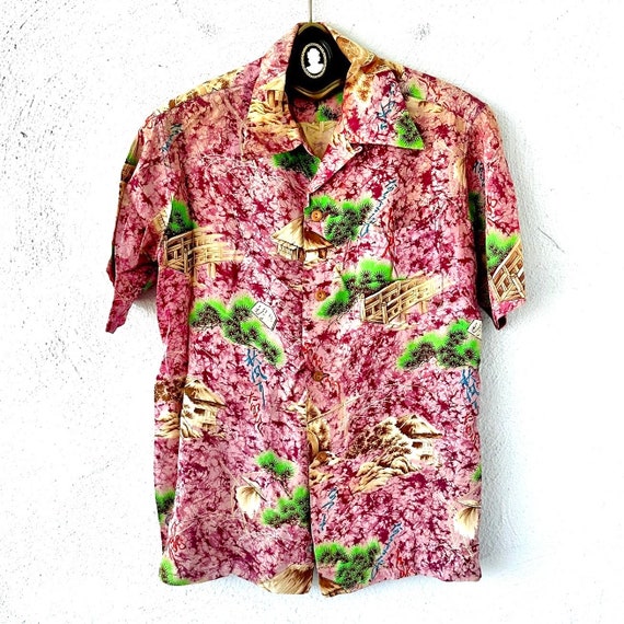 Japanese vintage rayon shirt - Gem Japanese vintage rayon shirt - Gem