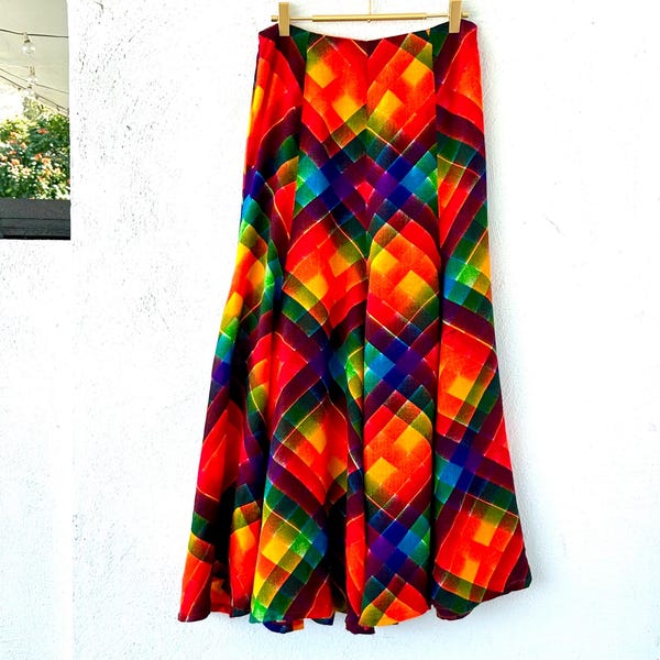 Rainbow Dress Vintage - Etsy