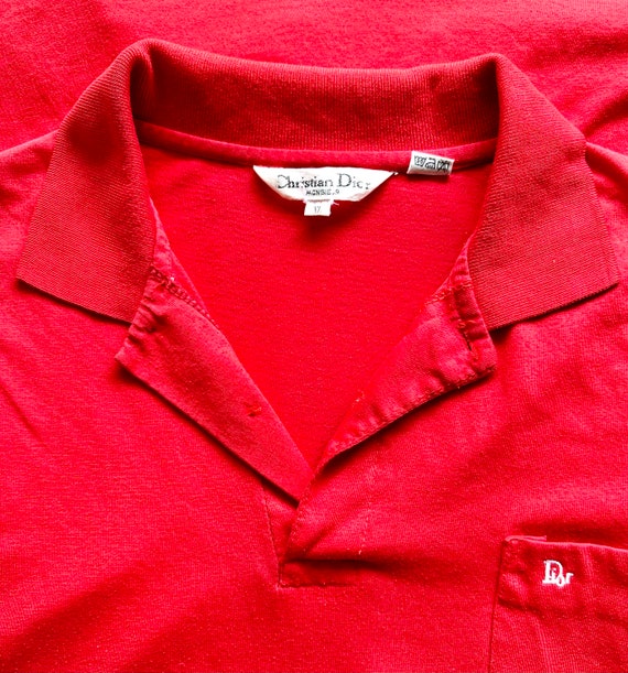 Vintage Christian Dior Embroidered Shirt // Preppy Re… - Gem