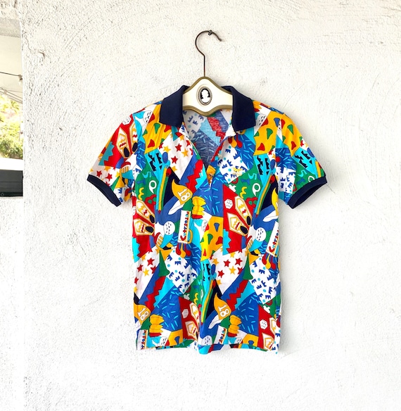 Vintage 1980's Loud print skirt Platinum by Dorothy S… - Gem