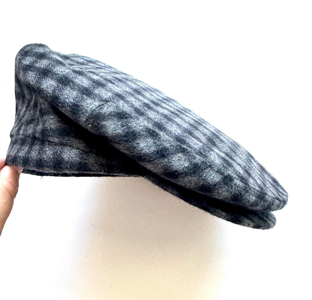 Vintage Pendleton Plaid Newspaper Boy Red Flat Cap Hat - Etsy