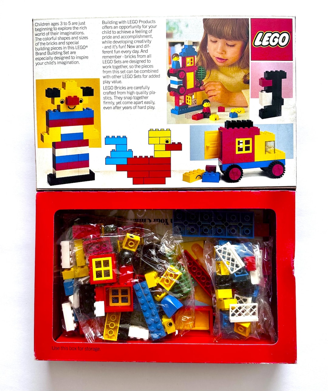 Vintage Lego Set 1983 Sealed NIB New 80s Legos Sets Basic Building ...