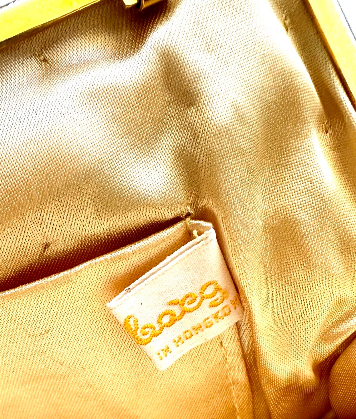 Vintage 60s Walborg Rhinestone Metal Gold Bag 1960s Space Age Purse ...