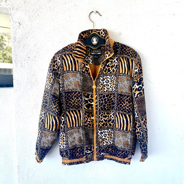 Animal Print Jacket - Etsy