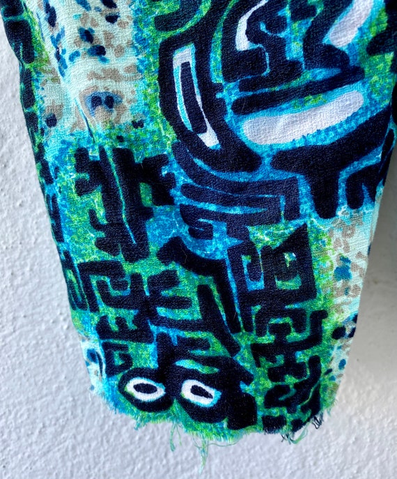 Vintage 60s 70s Psychedelic Hawaiian Graphic Overalls… - Gem