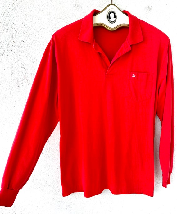 Vintage Christian Dior Embroidered Shirt // Preppy Re… - Gem